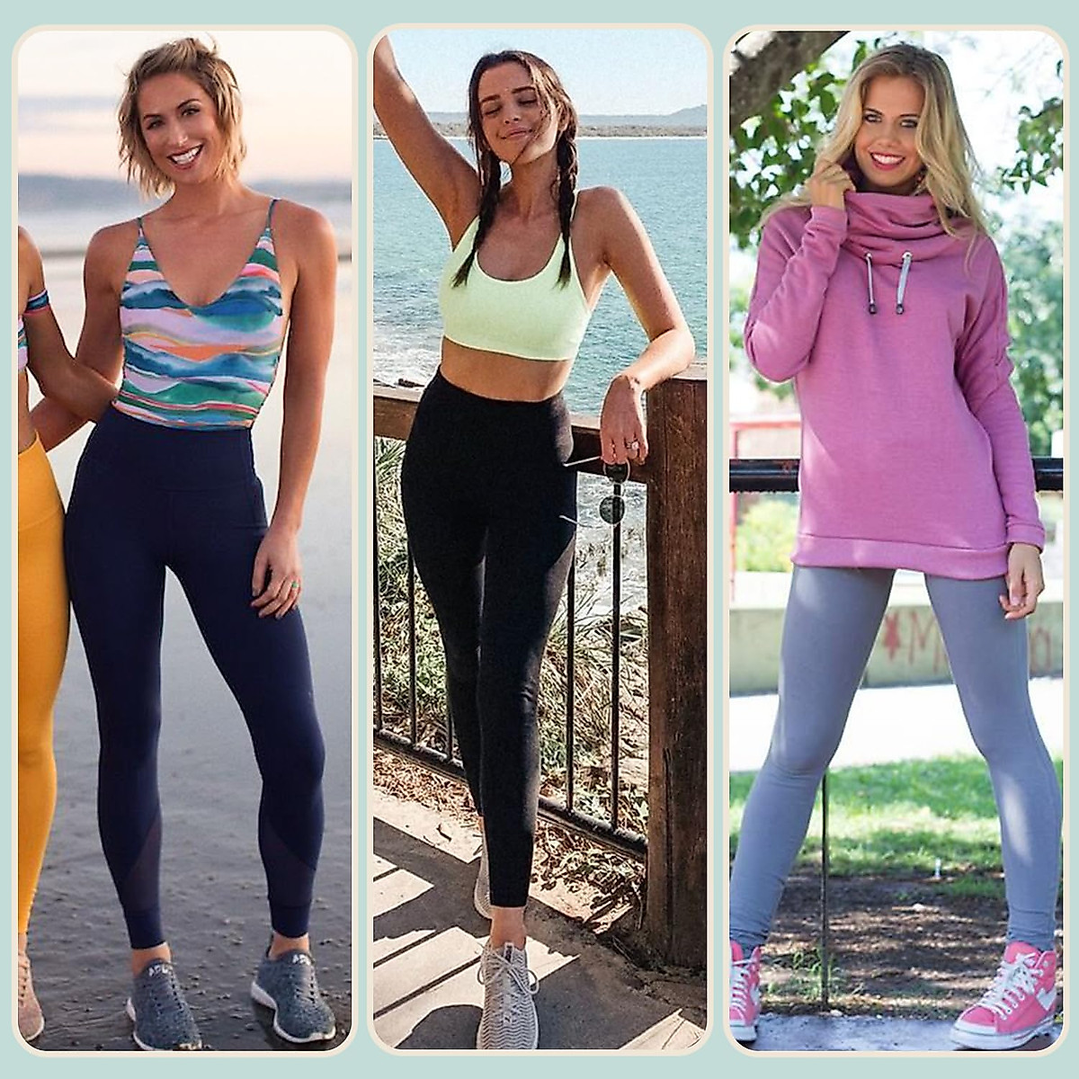 FULLSOFT 3 Pack Leggings for Women Non See Through-Workout High Waisted Tummy Comtrol Black Yoga Pants for Gym Hiking Running Dance Work (3 Pack Black,Black,Dark Grey,Large-X-Large)