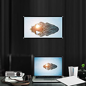 DAUZ Wrinkle Free White Projector Screen Wrinkle Free White Projector Screen, Wrinkle Free White Projector Screen Reliable High Efficiency for Factory (60inch), DAUZok5g3zbv7h-12