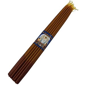 33 Beeswax Taper Candles 11" Tall Blessed Church Jerusalem Holy Land Candles