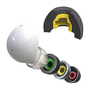 diofit/Galaxy Buds2/Buds Plus/Bests Fit Pro/Beats Studio Buds Compatible for Samsung & Beats - Memory Foamtips