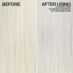 Redken Blondage Icy Color Depositing Mask | Instant Customized Temporary Color | Color Tint Hair Treatment| For Blonde Hair | 8.5 Fl Oz