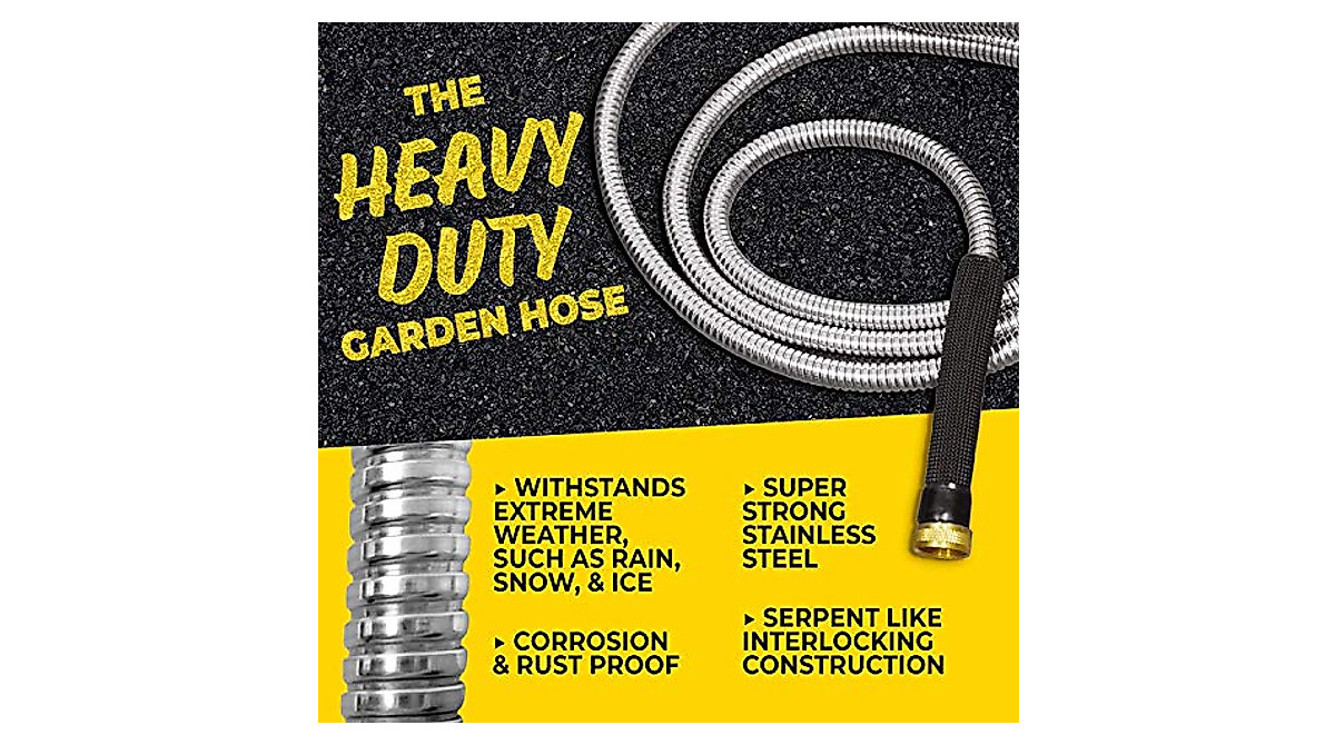 Bionic Steel PRO Garden Hose – Heavy Duty & Kink-Free