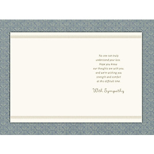Hallmark Sympathy Card from All (Gold Foil Tapestry)
