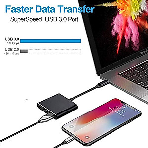 XUNMAIFHB Portable Docking Station,USB 3.1 to HDMI Type-C to HDMI+3.0 HUB HD Cable with Power Supply Power Delivery+HDTV+USB 3.0 Fast Transmission