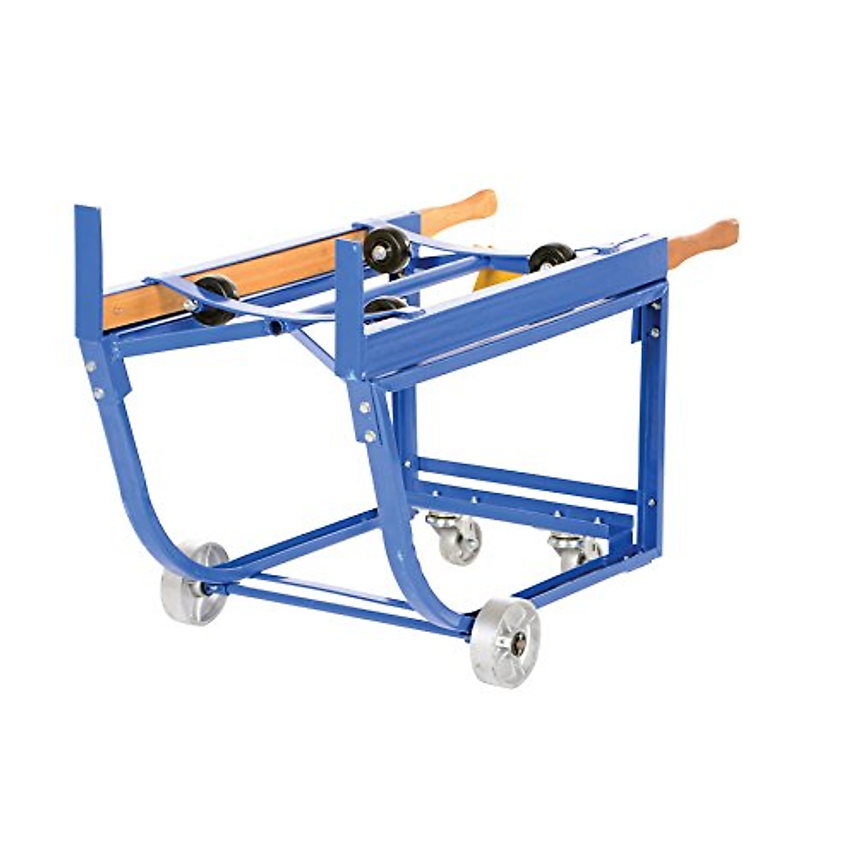 Vestil RDC-1000-5SS Deluxe Rotating Drum Cart with Steel Wheel, Steel, 1000 lbs Capacity