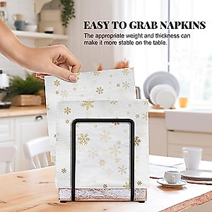 Napkin Holder for Table, Wooden Metal Standing Napkin Holders for Paper Napkins, Farmhouse Napkin Holder for Kitchen Dining Tables Rustic Letter Holder Tissue Paper Towel Holder for Kitchen Décor