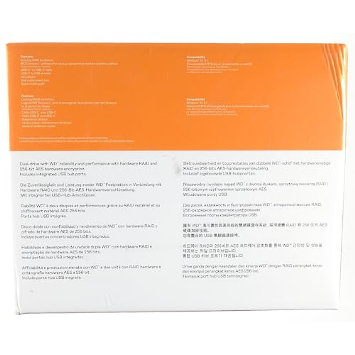 Western Digital 28 TB My Book Duo Desktop RAID USB 3.1 External Hard Drive and Auto Backup Software, Black