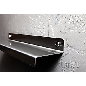 DMT Stainless ® Stainless Steel Spice Rack ©. 18" Wide X 4" Deep. Made in USA. 304L (18-8)