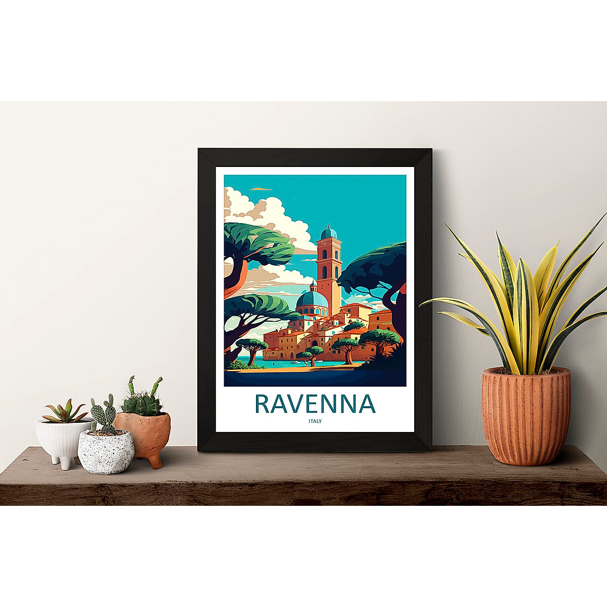 Ravenna Travel Print Wall Art Ravenna Wall Hanging Home Décor Ravenna Art Lovers Italy Art Lover Ravenna Print Ravenna Italy Art