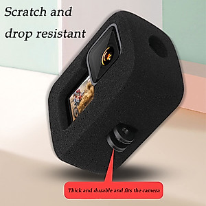 [2 Pack] Foam Windslayer Windscreen Case Compatible with Gopro Hero 12/11/10/9 Black,Windslayer Cover Housing Frame Case Windproof Housing Case for Video Noise Reduction Accessory