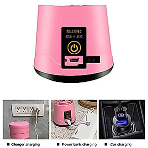 TANACC Portable Juice Blender Portable Electric Blender Cup Mini Juicer Mixer Fruit Veggie Quick Juicing Food Processor for Travel Sports Kitchen