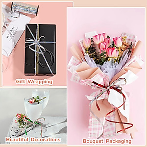 6 Rolls Curling Ribbon Set, 600 Yards （1800 Ft） 1/5 Inch Balloon String Ribbon Thin Ribbons for Gift Wrapping Art Crafts Wedding Birthday Party Christmas Decorations