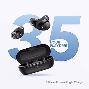 Soundcore by Anker Life A1 True Wireless Earbuds with Life Q30 Active Noise Cancelling Headphones, Powerful Customized Sound, 35H Playtime, IPX7 Waterproof, Wireless Charging