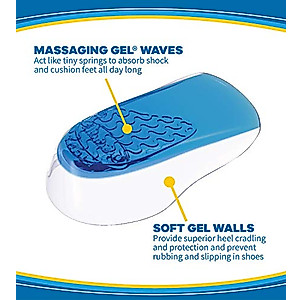 Dr. Scholl's Massaging Gel HEEL CUPS (One Size)// Absorb Shock All Day & Relieve Heel Pain