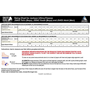 Jackson Ultima Black Figure Ice Skates for Boys/Size: Junior 4