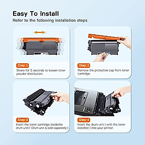 E-Z Ink Pro TN450 2270DW HL-2280DW Comaptible Toner Cartridge Replacement for Brother TN-450 TN420 TN-420 Black to use with HL-2270DW HL-2280DW HL-2230 HL2240 MFC-7360N MFC-7860DW DCP-7065DN (2 Pack)