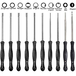 10 Pcs Carburetor Adjustment Tool Screwdriver Kit for Common 2 Cycle Carburator Adjusting Small Engine Carb Tune up Adjusting Tool - Carb Tool Kit, Carburetor Adjuster Tool