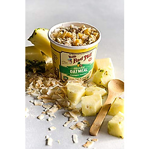 Bob's Red Mill Organic Gluten Free Oatmeal Cup, Pineapple Coconut (Pack of 12)