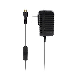LoveRPi Certfied MicroUSB 5.25V 2.5A Power Supply with Power Switch and Status LED for Raspberry Pi