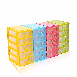 Durable Plastic Mini Desktop Tool Storage Organizer,Drawer Sundries Case Small Objects Storage Container Durable Plastic Mini Desktop Tool Storage Organizer,Drawer Sundries Case Small Objects Storage Container (Sky Blue-L4)