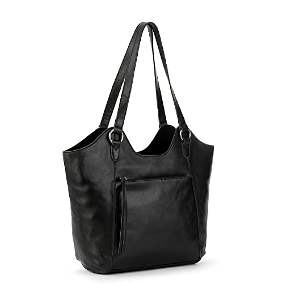 The Sak womens Sierra Leather Shopper, Black Ii, One Size US