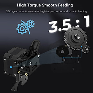 2023 Official Creality Ender 3 Sprite Direct Drive Sprite Extruder Kit, Dual Gear Extruder SE Creality Ender 3/Ender 3 V2/Ender 3 Pro/Ender 5/Ender 5 Pro/5 Plus/CR 10 3D Printers, for Ender Version