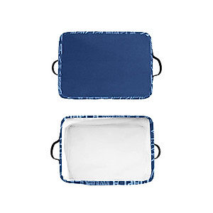 ZAACUSTOM Foldable Personalized Toy Box for Boys Girls with Name Waterproof Kids Custom Storage Bin Baskets Cube Boxes Organizer with Handles for Organizing Shelf Closet, 1 Pack