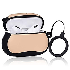 Jowhep for AirPod Pro 2019/Pro 2 Gen 2022 Case for AirPods Pro Cover Air Pods Pro Cases Silicone Cartoon Funny Fashion Kawaii Cute Fun Design Fidget Shell for Girls Boys Friends Girly (kkabi)