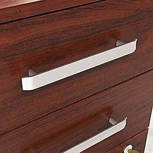 OfficeWorks by Sauder Affirm 72 X 30 Shel 2&3drwr Peds Ste, L: 71.10" x W: 29.53" x H: 29.29", Classic Cherry Finish