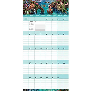 Disney Dreams Collection by Thomas Kinkade Studios: 17-Month 2020-2021 Family Wall Calendar
