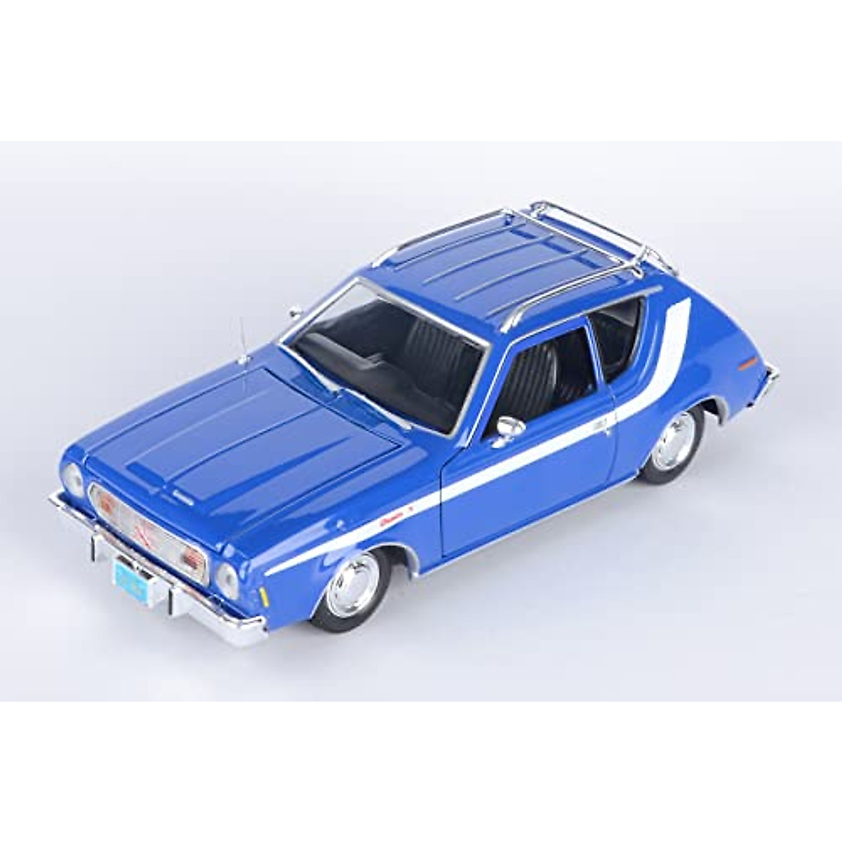Motormax 1974 AMC Gremlin X 1:24 Scale Diecast Model Forgotten Classics Series 79045 Blue