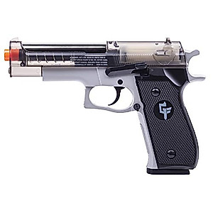 Game Face GFRPKTGS Ghost Affliction Full-Auto Airsoft Rifle And Spring-Powered Pistol Kit, Grey/Smoke