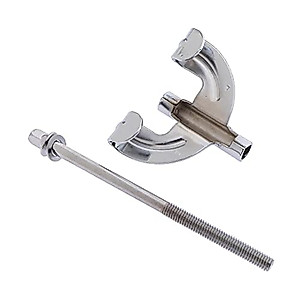 LoveinDIY 16x Durable Bass Drum Claws Hook W/Tension Rods Mount Replacement Chrome