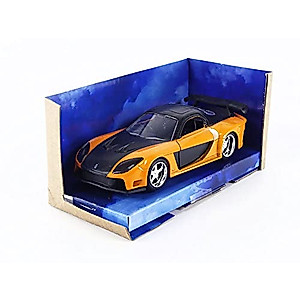 Jada Toys Fast & Furious 1:32 Han's Mazda RX-7 Die-cast Car, Toys for Kids and Adults