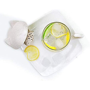 Glass Dog Tea Cup Mug Water Bottle-with Fish Tea Filter Infusion Filter 250ml 12.5X8.6X11.9cm