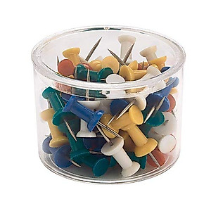 Pioneer Plastics 002C Clear Extra Small Round Plastic Container, 2" W x 1.4375" H, Pack of 4