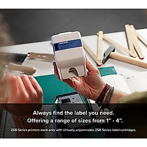 Zebra ZSB-DP14N ZSB Series 4" Small Business Label Printer, Direct Thermal Only, 300 DPI, Cloud Connected WiFi Bluetooth, Home Office Wireless Labeling for Address, Folders, Shipping, Barcodes,JTTANDS