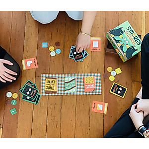 Chronicle Books S’Mores Wars: The Campfire Card Game of Snack Attacks (Competitive Card-Drafting Marshmallow Game for The Whole Family, Fast & Fun Food-Themed Card Game),Multicolor