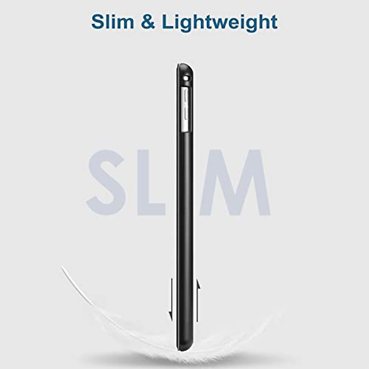 Fintie Case for iPad Air 2 9.7" - [SlimShell] Ultra Lightweight Stand Smart Protective Case Cover with Auto Sleep/Wake Feature for iPad Air 2, Black