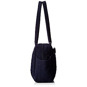 Vera Bradley Women's Microfiber Stroll Around Baby Diaper Bag, Classic Navy, One Size