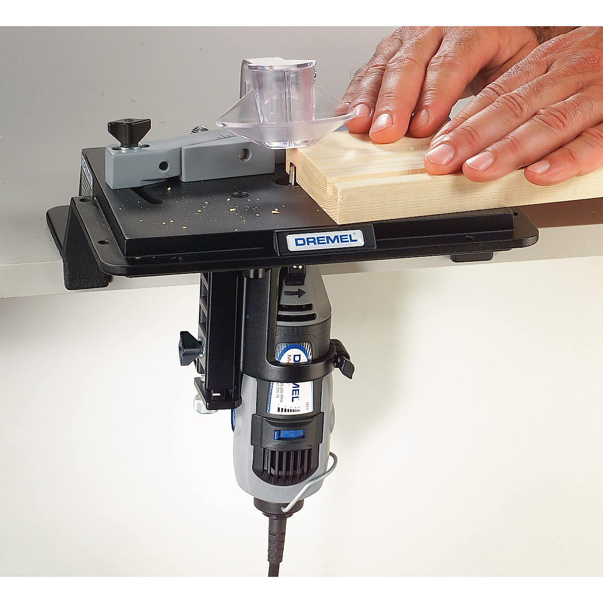 Dremel 231 Rotary Tool Shaper and Router Table Attachment & 6-Piece Router Bit Set