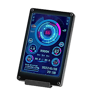 XIXIAN 3.5 Inch IPS LCD Monitor Display Computers Monitor CPU GPU Monitoring Sub-Screen Support Wins Linux System