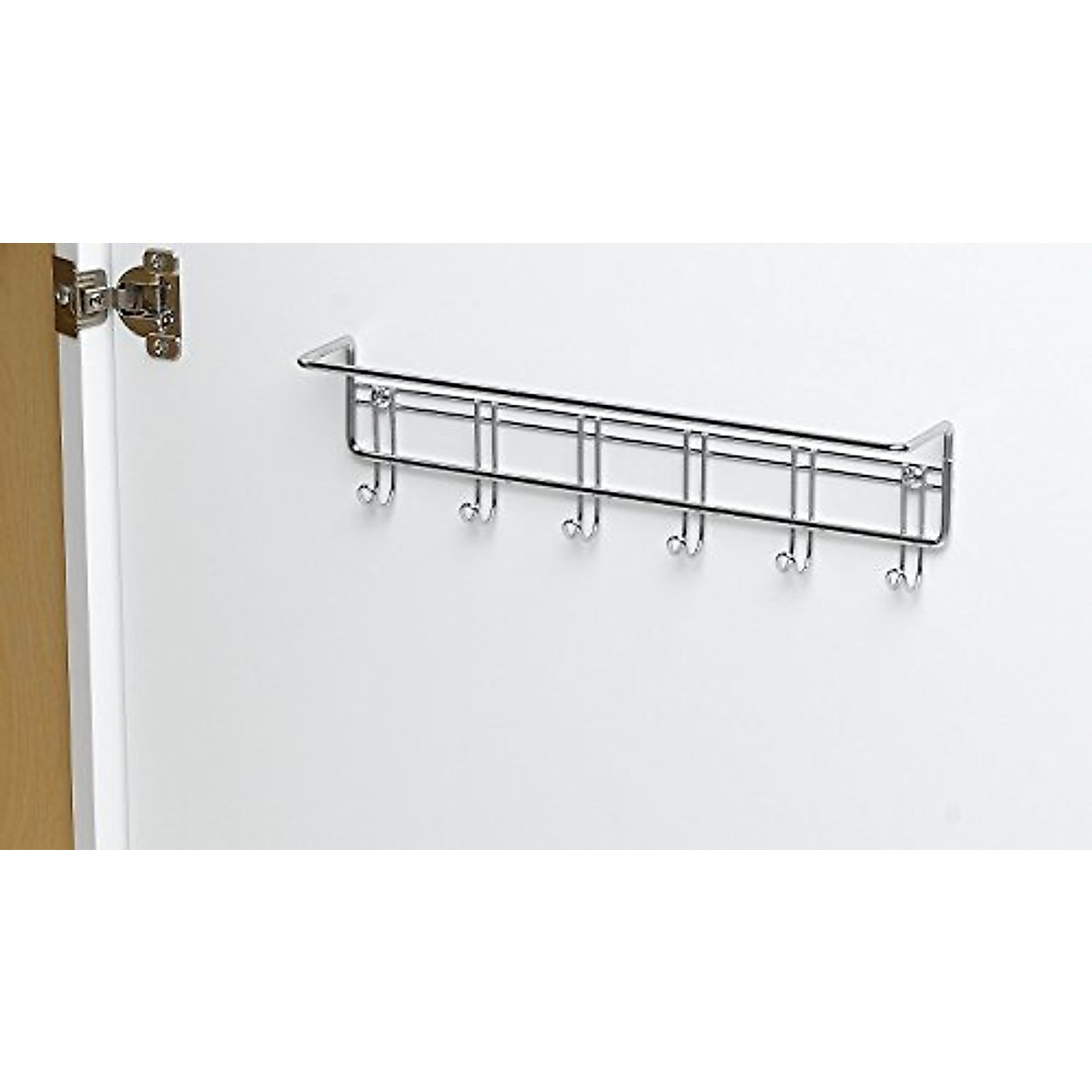 ClosetMaid 3064 6 Hook Towel Rack, Chrome