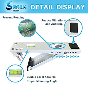 Air Conditioner Support Bracket, Premium AC Window Bracket, Up to 85 lbs. (White)