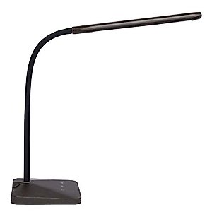 ANNAITE LED Desk Lamp, Eye-Caring Dimmable Table Lamps with USB Charging Port, 5 Lighting Modes, 5 Brightness Levels, Touch Control with Memory Fuction, FCC Listed for Home Bedroom Office, Wooden