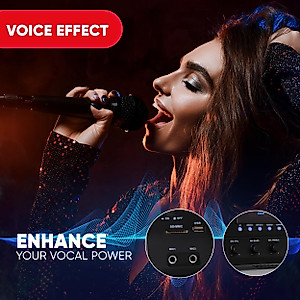 Pyle Home 300W Digital Stereo Receiver System - AM/FM Qtz. Tuner, USB/SD Card MP3 Player & Subwoofer Control, A/B Speaker, IPhone MP3 Input with Karaoke, Cable & Remote - PT270AIU