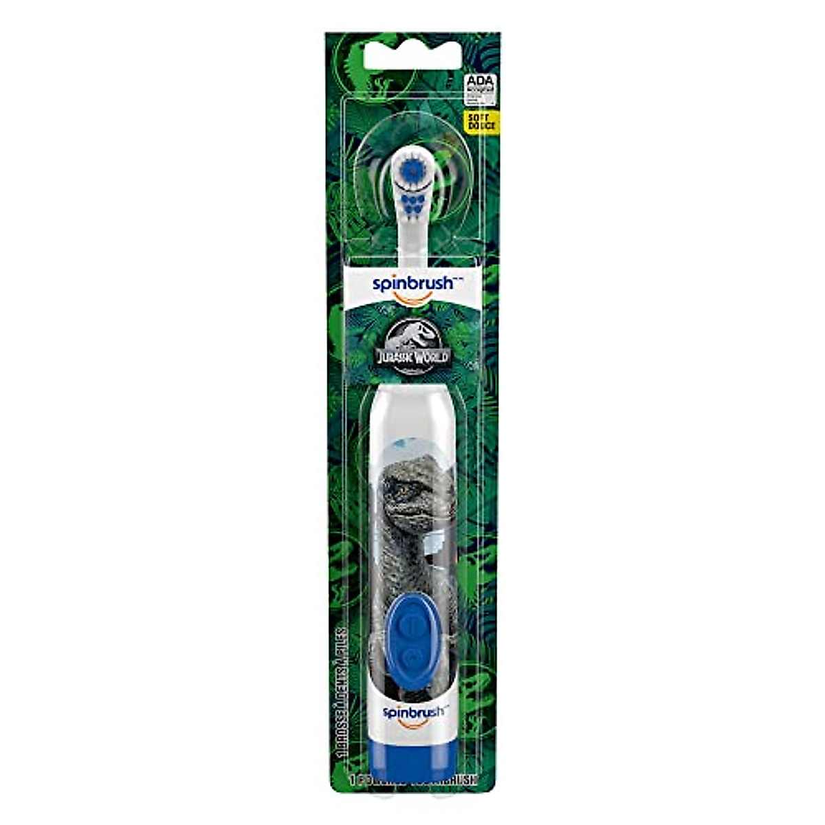 Jurassic World Kid’s Spinbrush Electric Battery Toothbrush, Soft, 1 ct