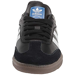 adidas Originals Men's Samba OG Sneaker Black/White/Gum 5.5