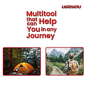 US2YOU 18-in-1 Snowflake Multitool pack of 3, Stainless Steel Screwdriver Hand DIY Snowflake Multi tool, Portable Camping Accessories , Gadgets For Men and Christmas Gifts for Men, Women