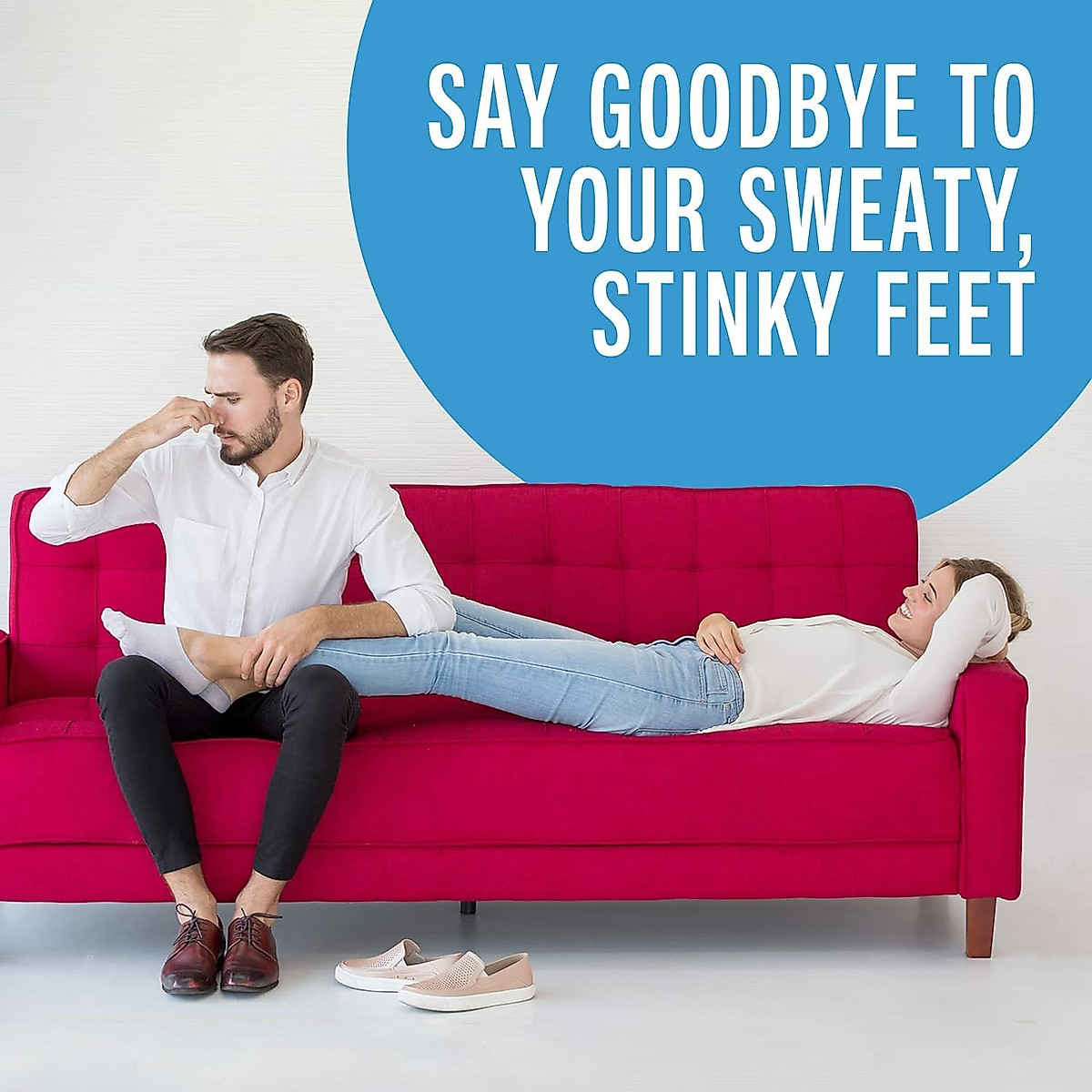 Carpe Antiperspirant Foot Lotion 3 Tubes WITH FREE APPLICATOR, A dermatologist-recommended solution to stop sweaty, smelly feet, Helps prevent blisters, Great for hyperhidrosis